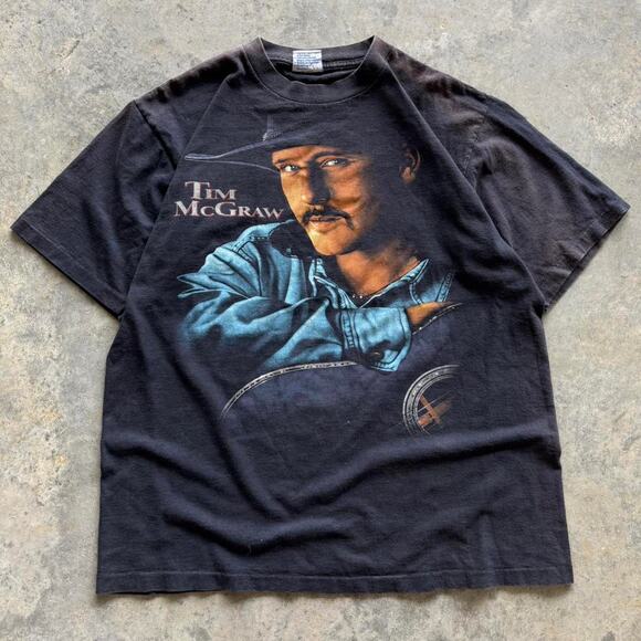 American Vintage | Shirts | 9s Tim Mcgraw Single Stitch Country Music ...